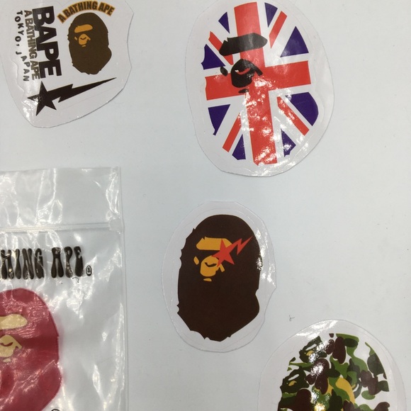 Bape | Other | Bape Streetwear Skateboard Water Bottle Sticker | Poshmark